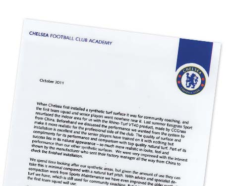 Chelsea FC - Rhino-Turf